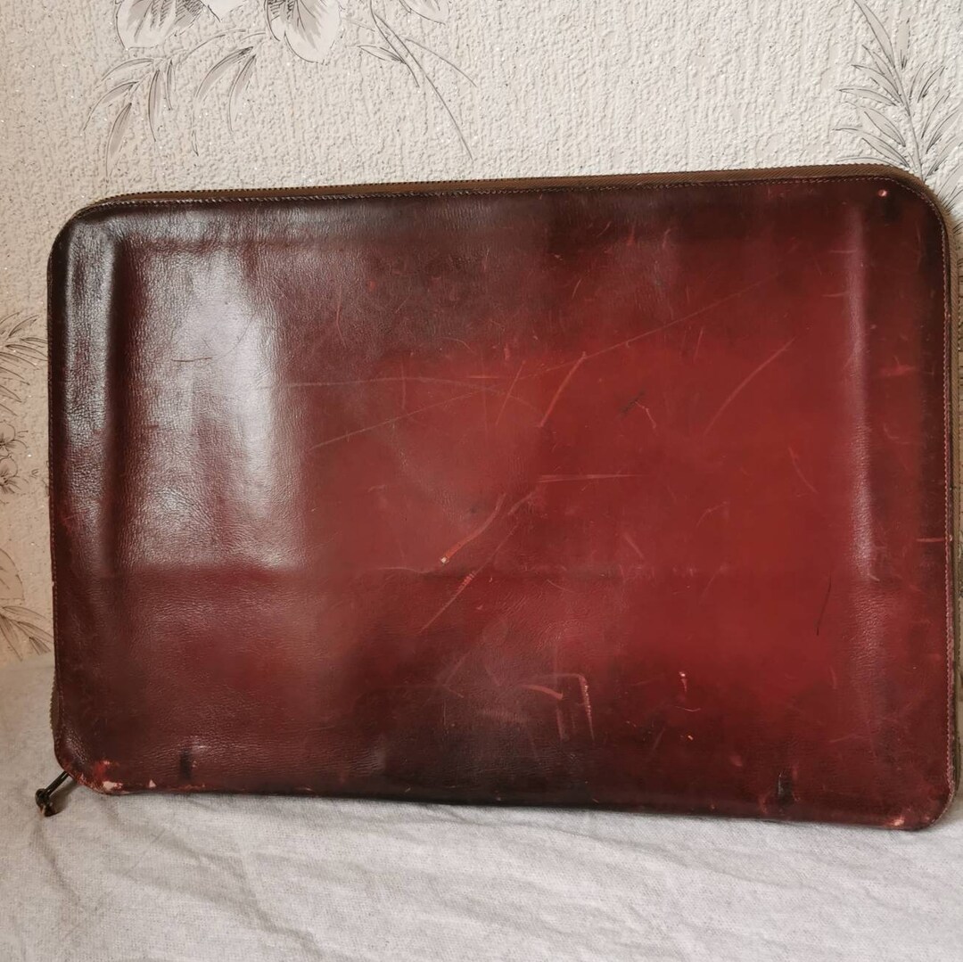 Large Hermès Binder Pouch 1950s - Etsy