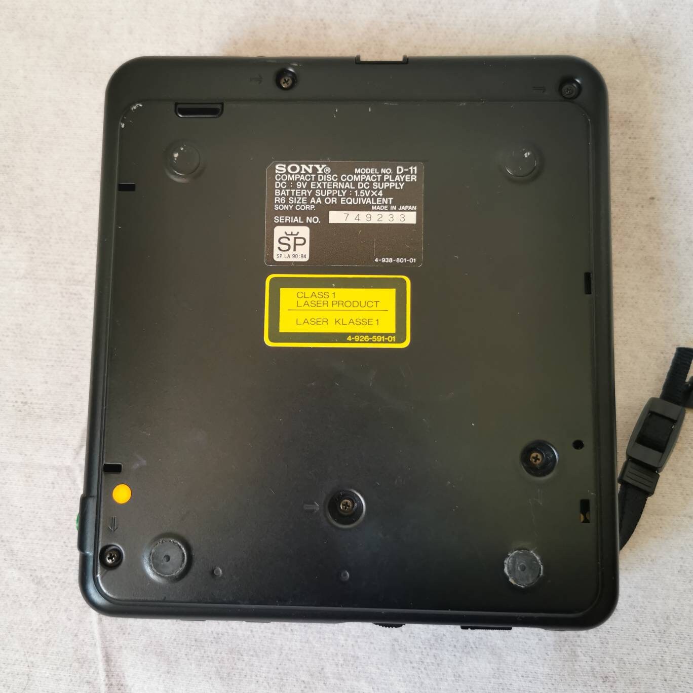 Vintage Sony Discman CD Player Model D-11 Untested. - Etsy