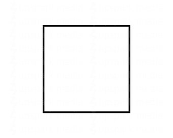 Rectangle Outline SVG, Rectangle Outline PNG, Rectangle Outline Image ...