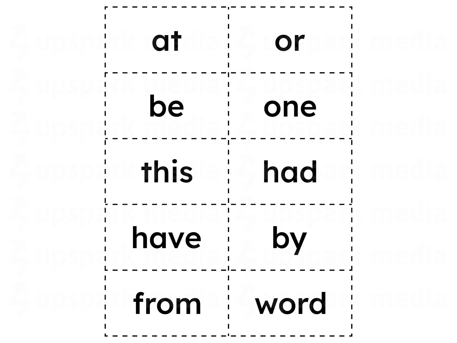 100 Fry Sight Word Flashcards Printable, First 100 Sight Word ...