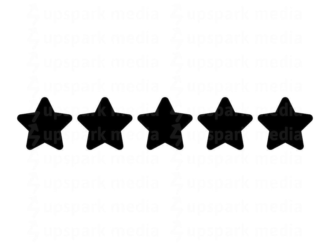 Star Rating SVG, Star Rating PNG, Star Rating Printable, Star Rating ...