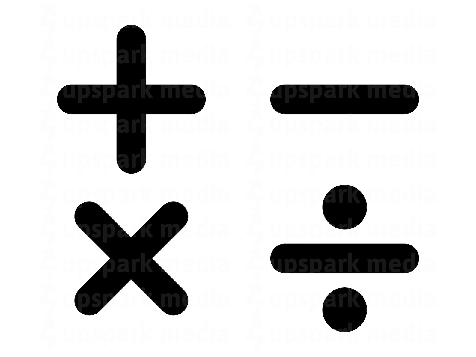 Rounded Math Symbols Svg, Rounded Math Symbols Png, Rounded Math