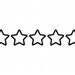 Star Rating Outline SVG, Star Rating PNG, Star Rating Printable, Star ...