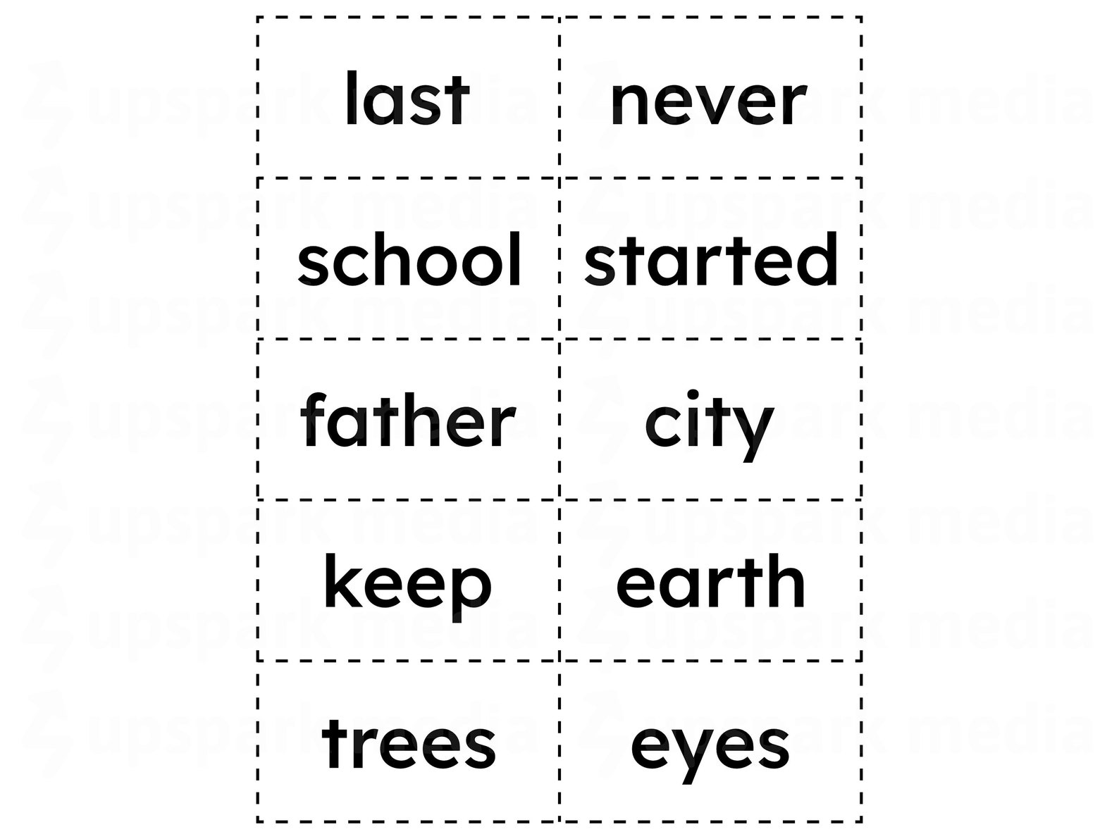300 Printable Sight Word Flashcards, First 300 Fry Sight Word ...