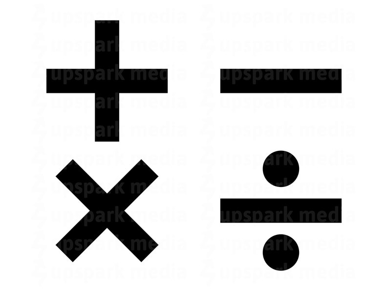 Math Symbols SVG, Math Symbols PNG, Math Symbols Printable, Math ...