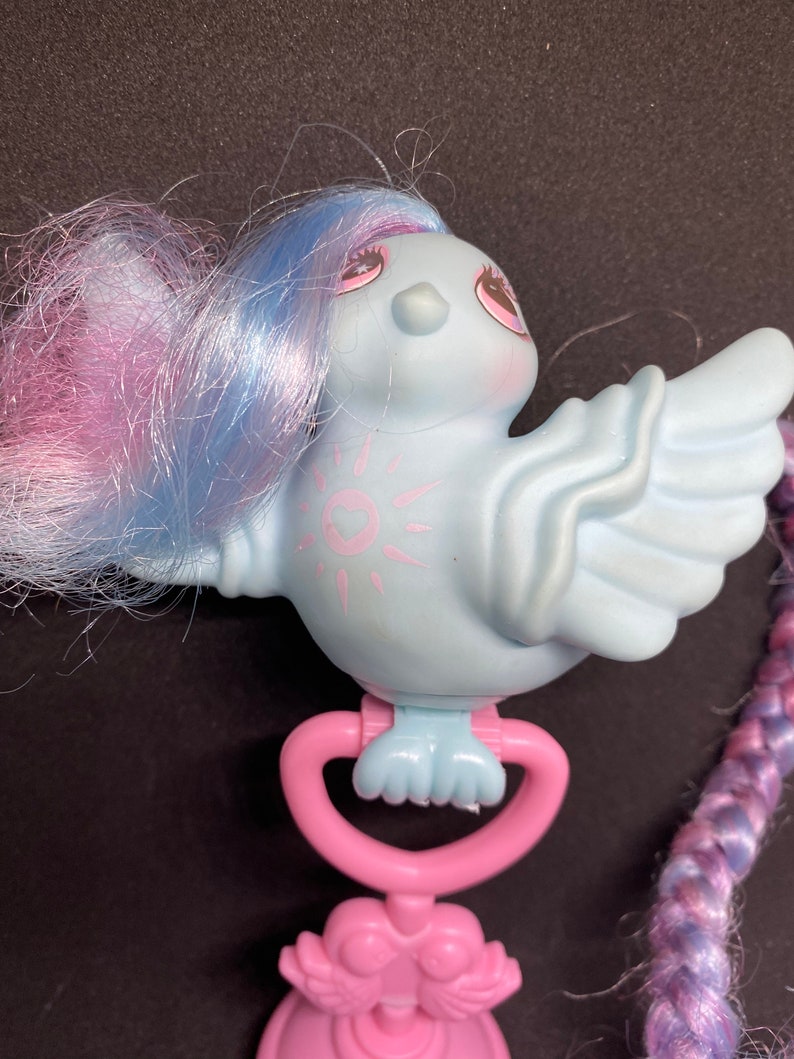 1987 Twinkle Tale Fairy Tair Bird With Stand and Brush - Etsy