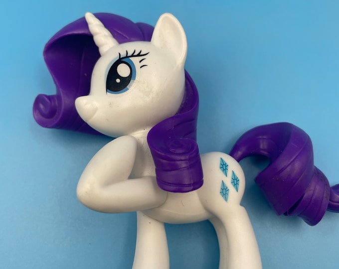 My Little Pony Rarity Vinyl Toy - Etsy