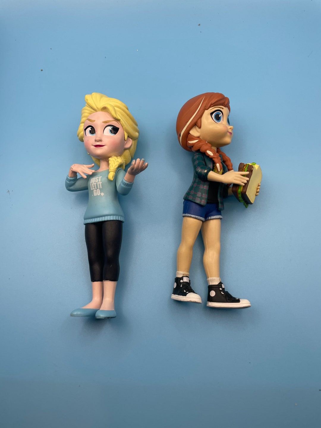Anna and Eliza Frozen Wreck It Ralph Funko - Etsy