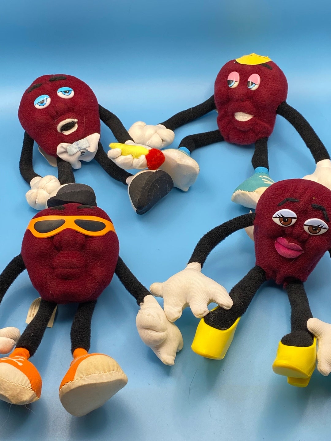 Vintage 1988 Applause California Raisins Plush Stuffed Toy Sold as a ...