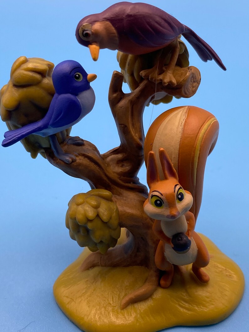 Disney Sofia the First Whatnaught Squirrel & Two Birds on Tree - Etsy
