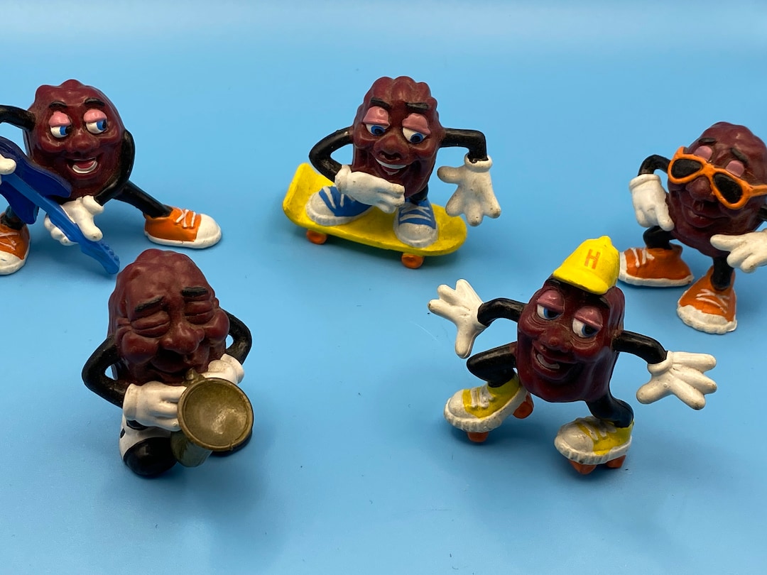 6 Vintage California Raisin Toys Able to Buy All 6 or Individual - Etsy
