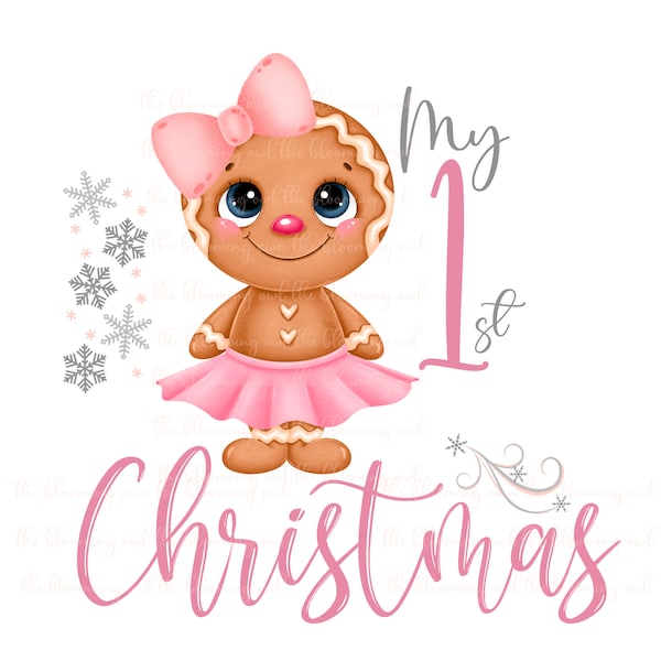 Girls First Christmas Svg - Etsy