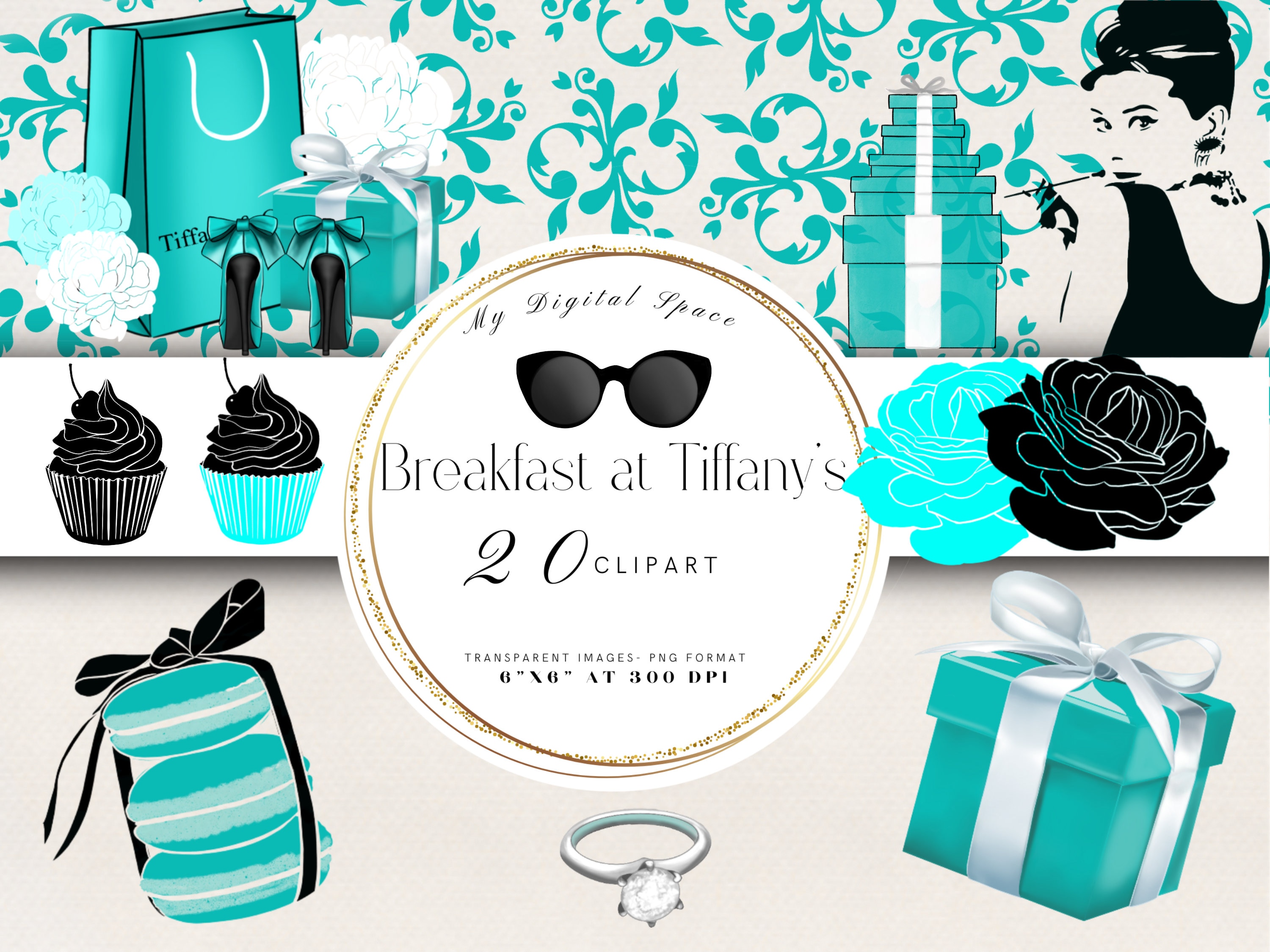 Tiffany White Bow Clipart