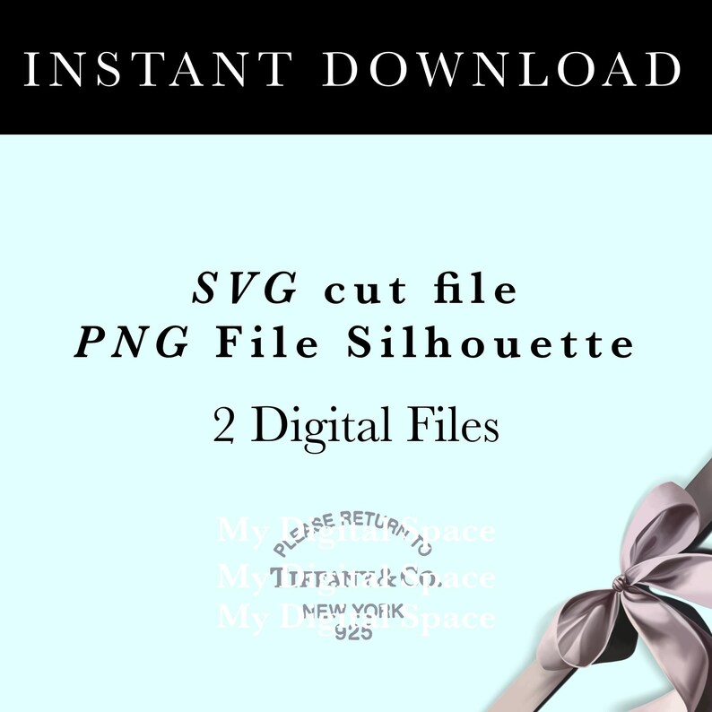 SVG & PNG Tiffany and Co Image / Svg for Cricut for Silhouette DIY ...