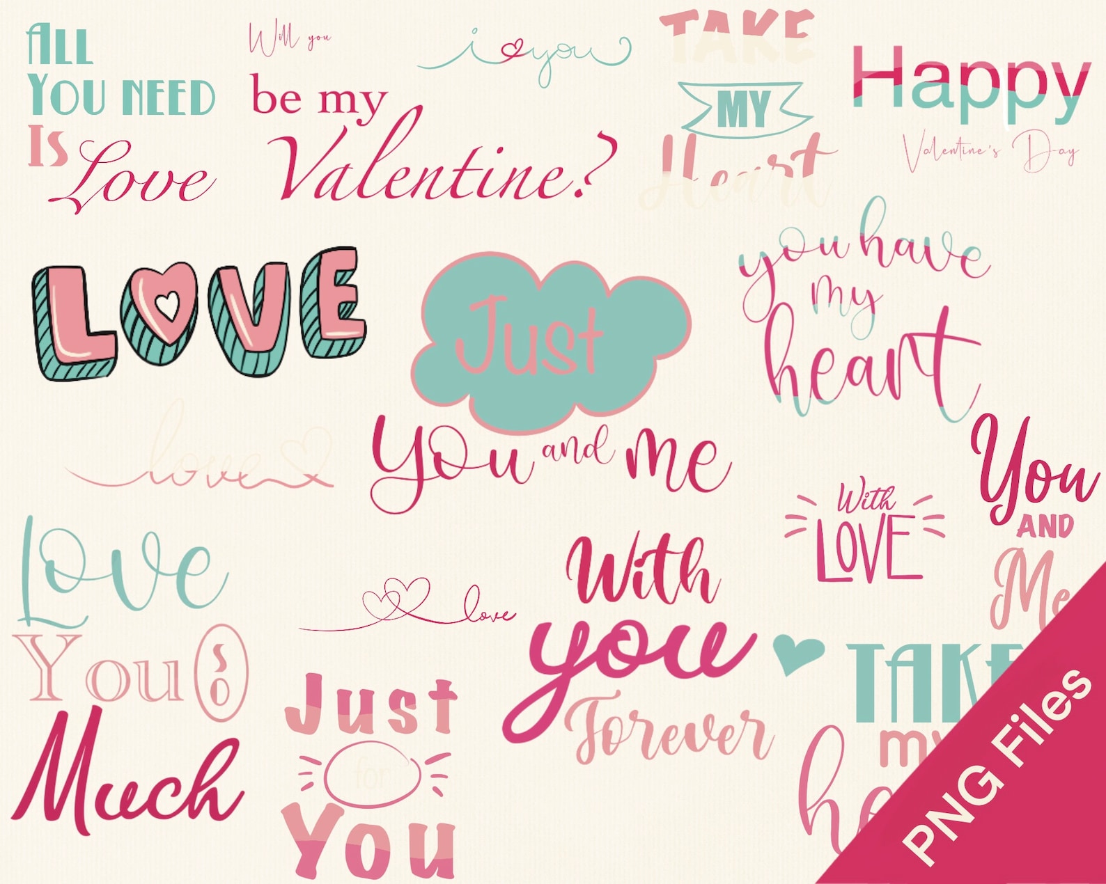 Valentines Day Clipart Bundle | Valentine Clip Art | Love Clipart ...