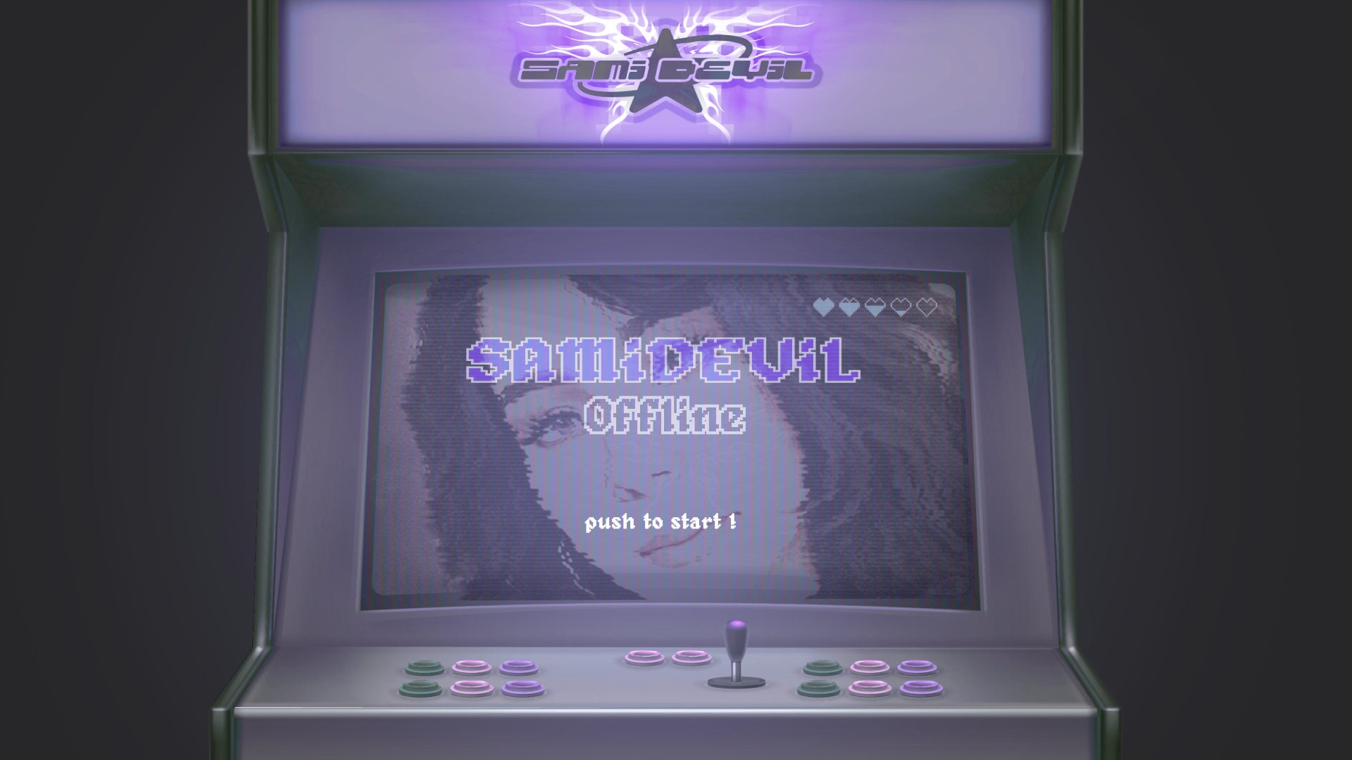 CUSTOM ARCADE SCREENS 3 Machine Twitch Stream Goth - Etsy