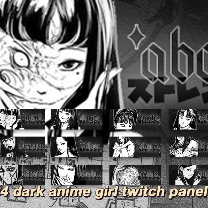 Emo Twitch Overlay - Etsy