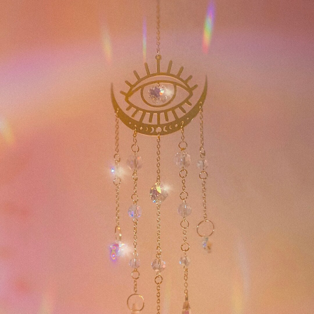 Golden Eye Suncatcher by Euphaura * Crystal * Chakra * Heal ...