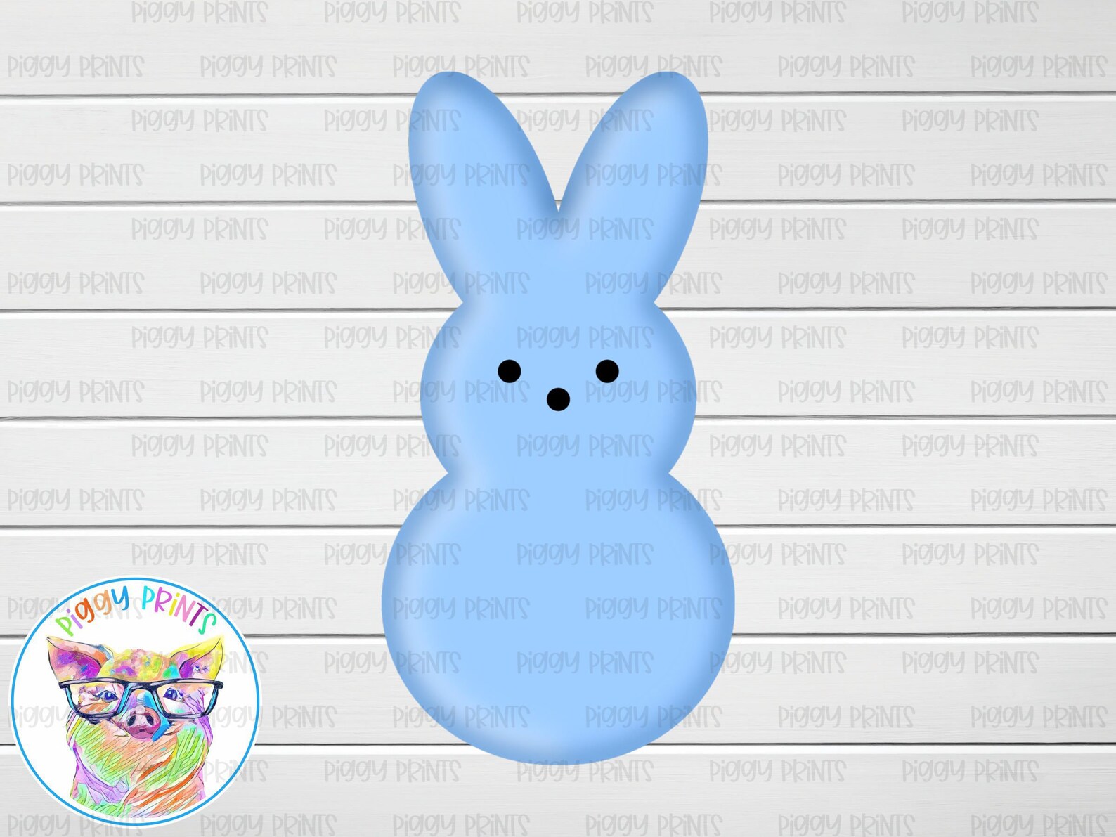 Easter Bunny Peeps Clip Art/marshmallow - Etsy
