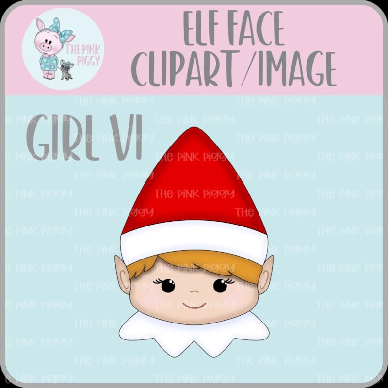 Elf Face Clipart - Etsy