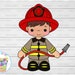 Firefighter Clip Art/graphics/instant Digital Download/png/printables ...