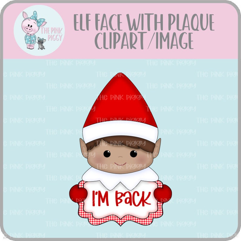 Elf Face Clipart/image - Etsy