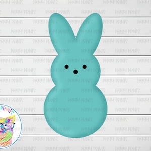 Easter Bunny Peeps Clip Art/marshmallow Treats/graphics/instant Digital ...