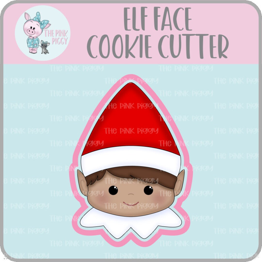 Elf Face Cookie Cutter STL File - Four Inches - Etsy
