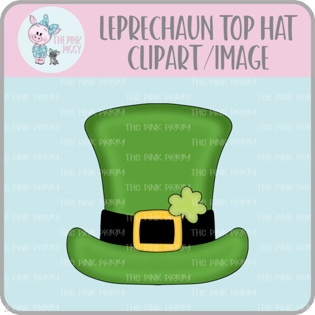 Leprechaun Top Hat Clipart/image - Etsy