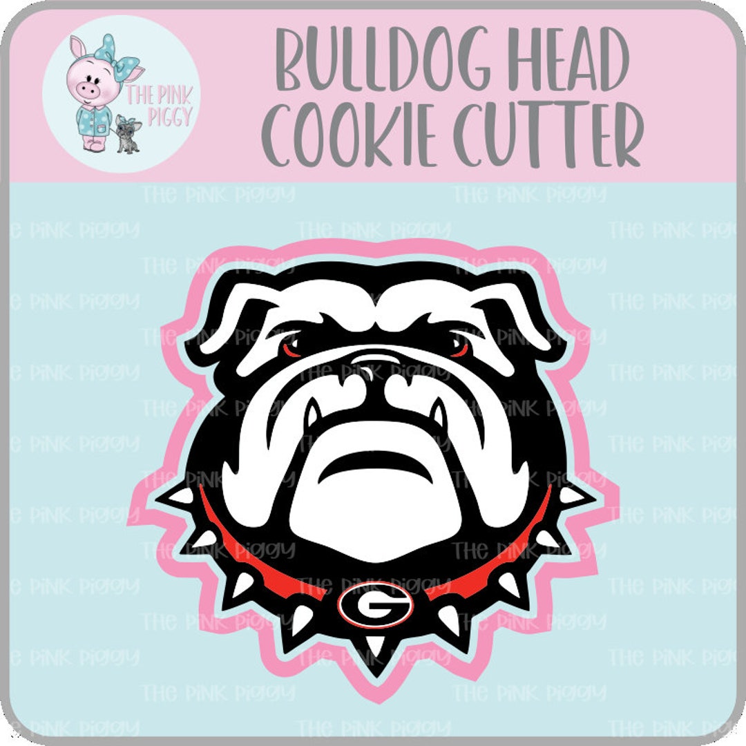 Bulldog Head Cookie Cutter STL File - Four Inches - Etsy