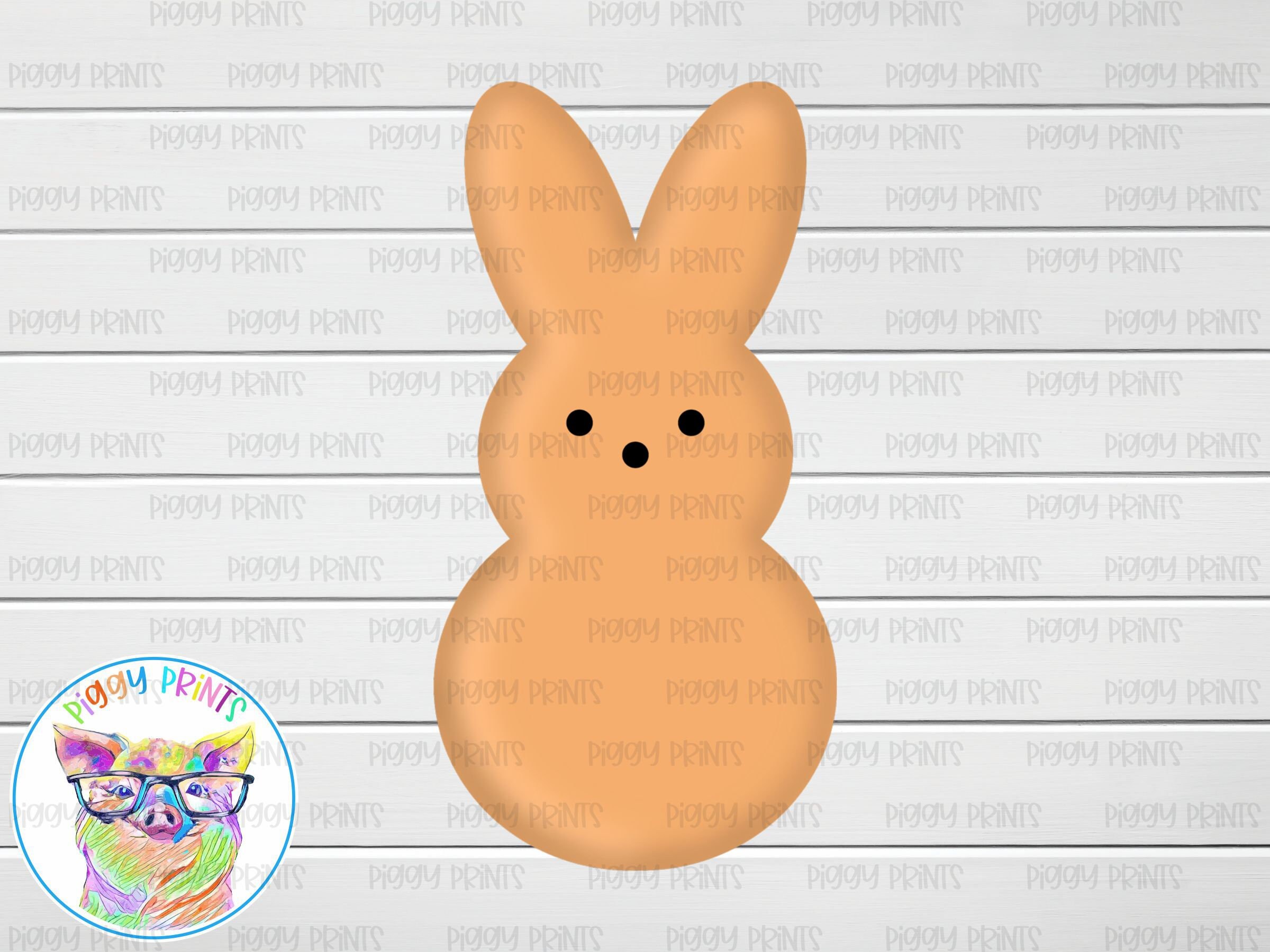 Easter Bunny Peeps Clip Art/marshmallow - Etsy