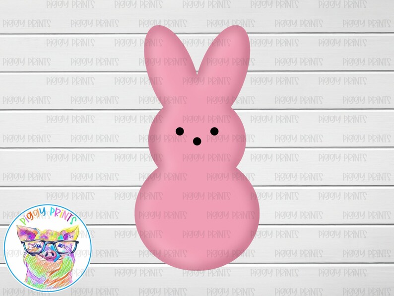 Easter Bunny Peeps Clip Art/marshmallow - Etsy