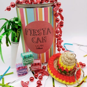 FIESTA Themed Gift in a Can Unique & Fun Celebration Present Mail-ready ...