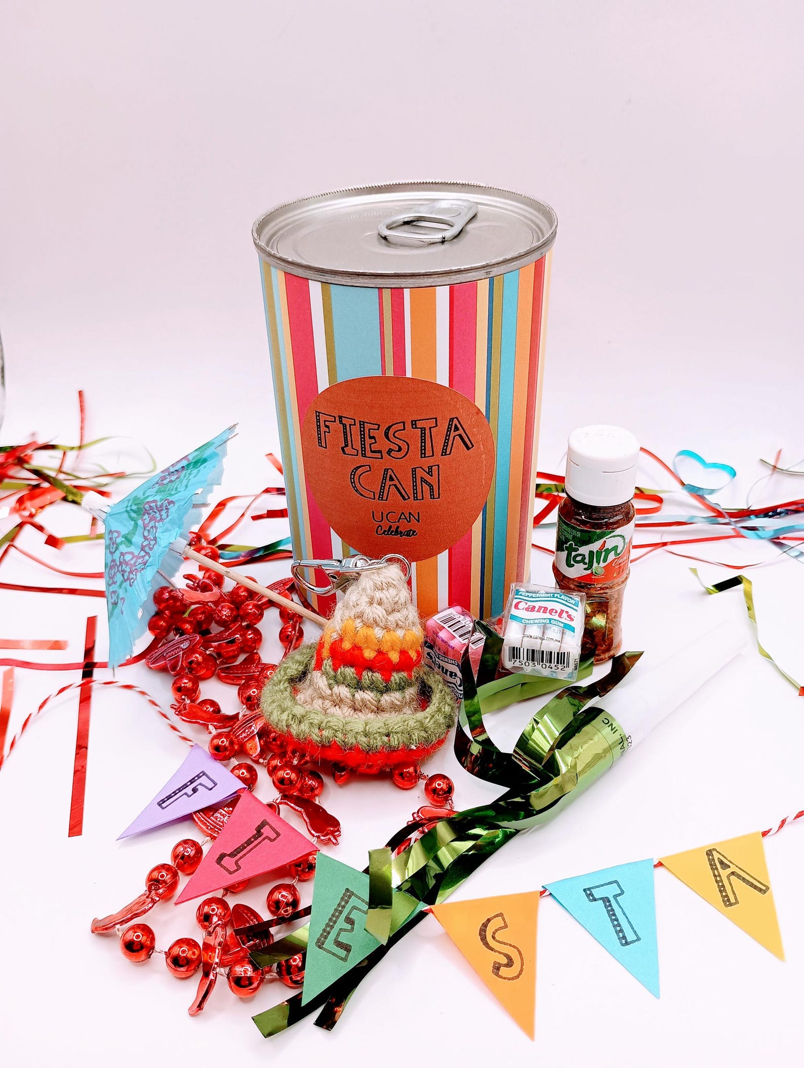 FIESTA Themed Gift in a Can - Unique & Fun Celebration Present - Mail ...