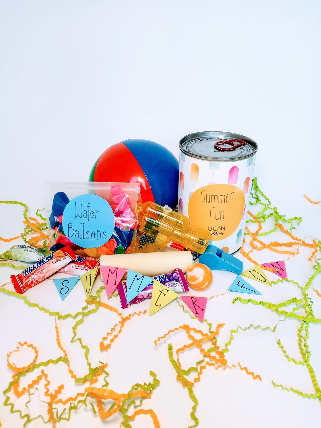 Summer Themed Gift in a CAN - Unique & Fun Celebration Present ...