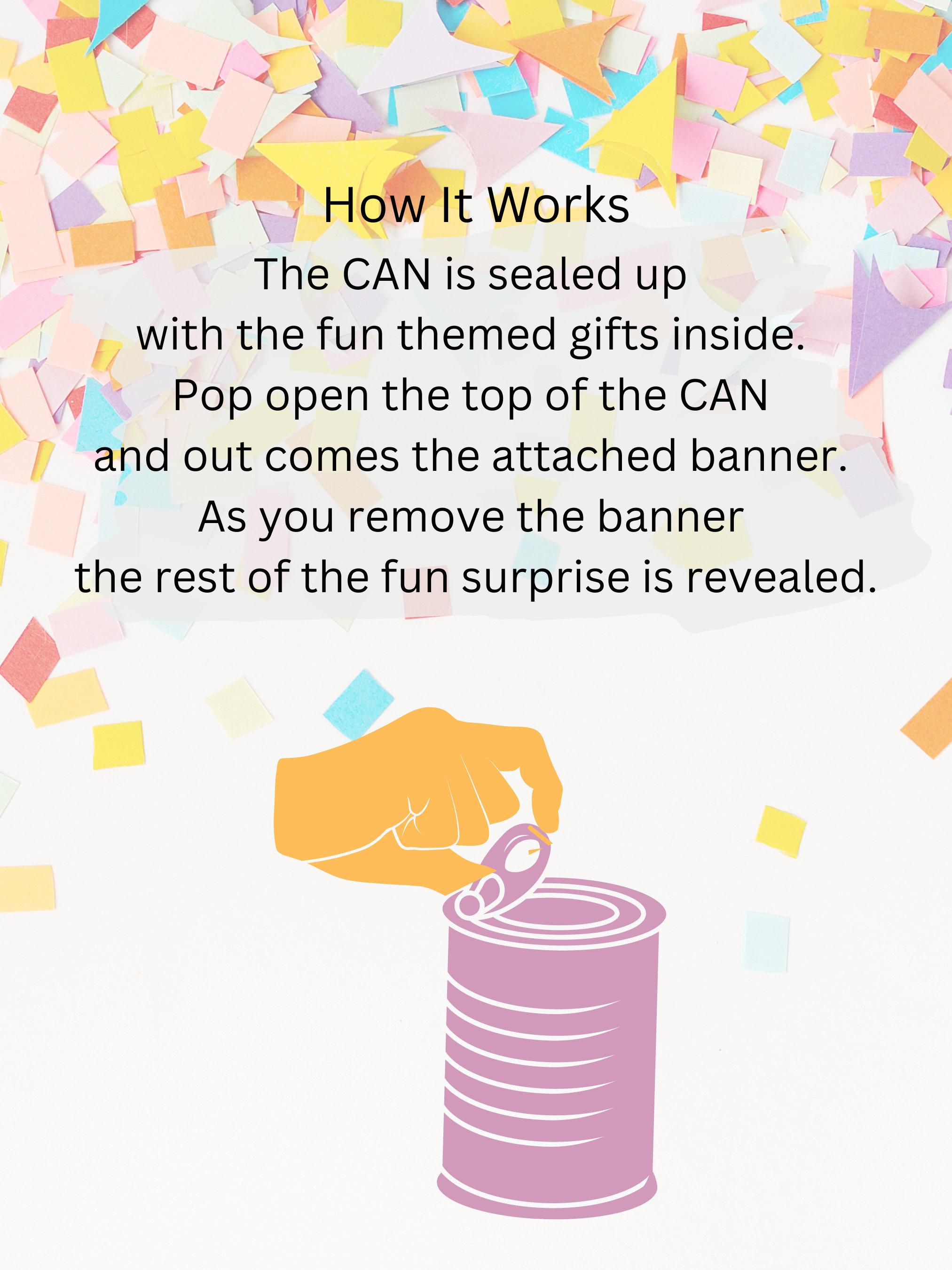 FIESTA Themed Gift in a Can Unique & Fun Celebration Present Mail-ready ...