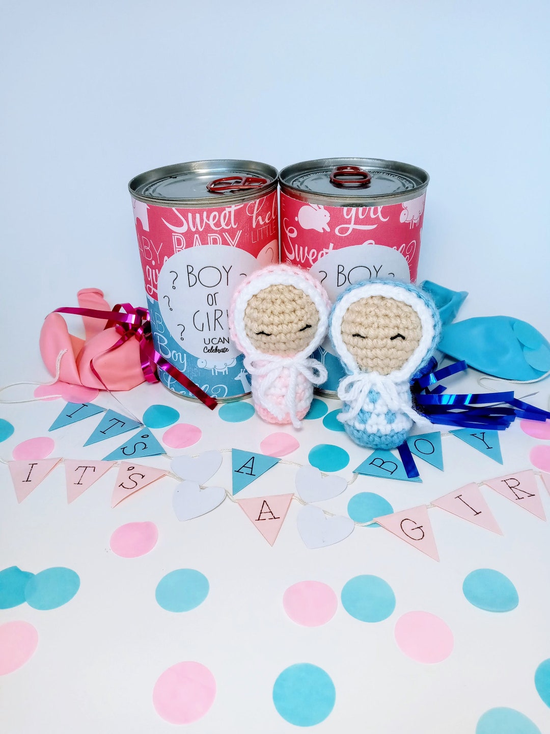 Unique Gender Reveal - Celebrate With a Twist, Gender Gift Box ...