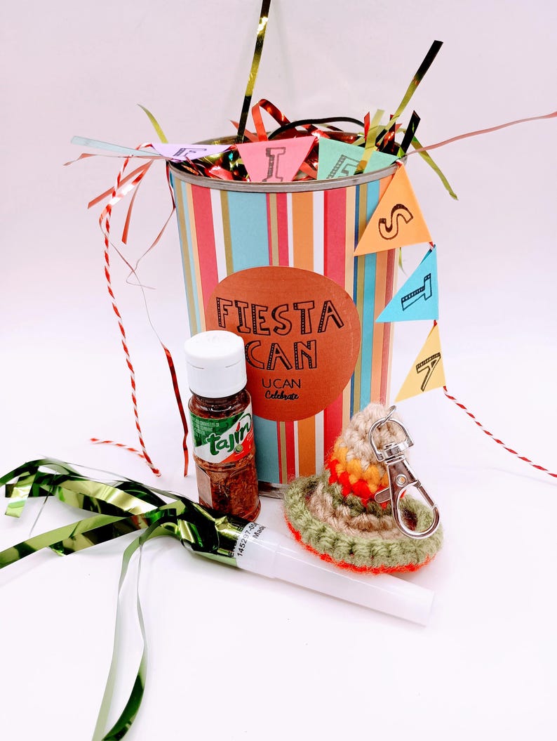 FIESTA Themed Gift in a Can - Unique & Fun Celebration Present - Mail ...