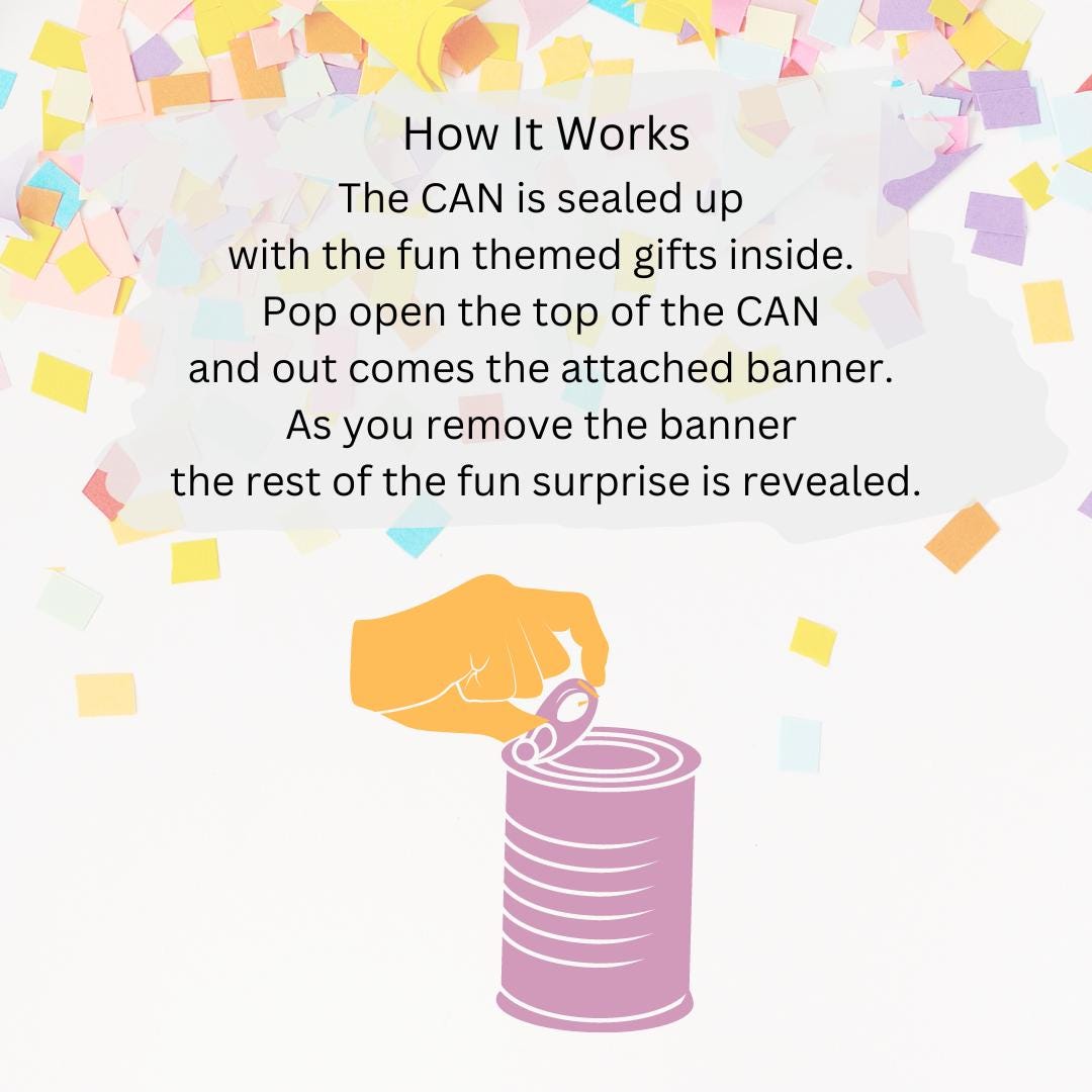 FIESTA Themed Gift in a Can - Unique & Fun Celebration Present - Mail ...