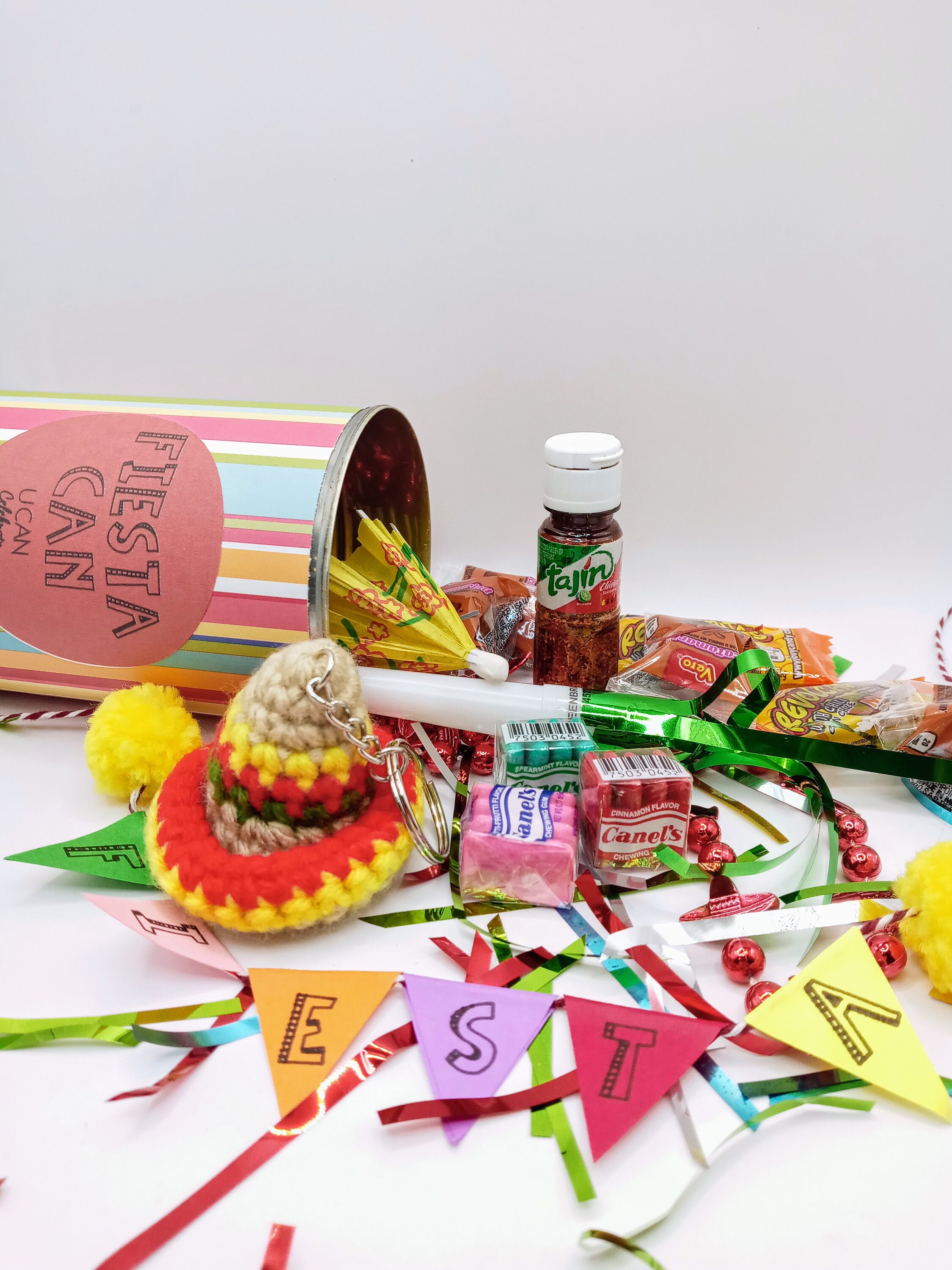 FIESTA Themed Gift in a Can Unique & Fun Celebration Present Mail-ready ...