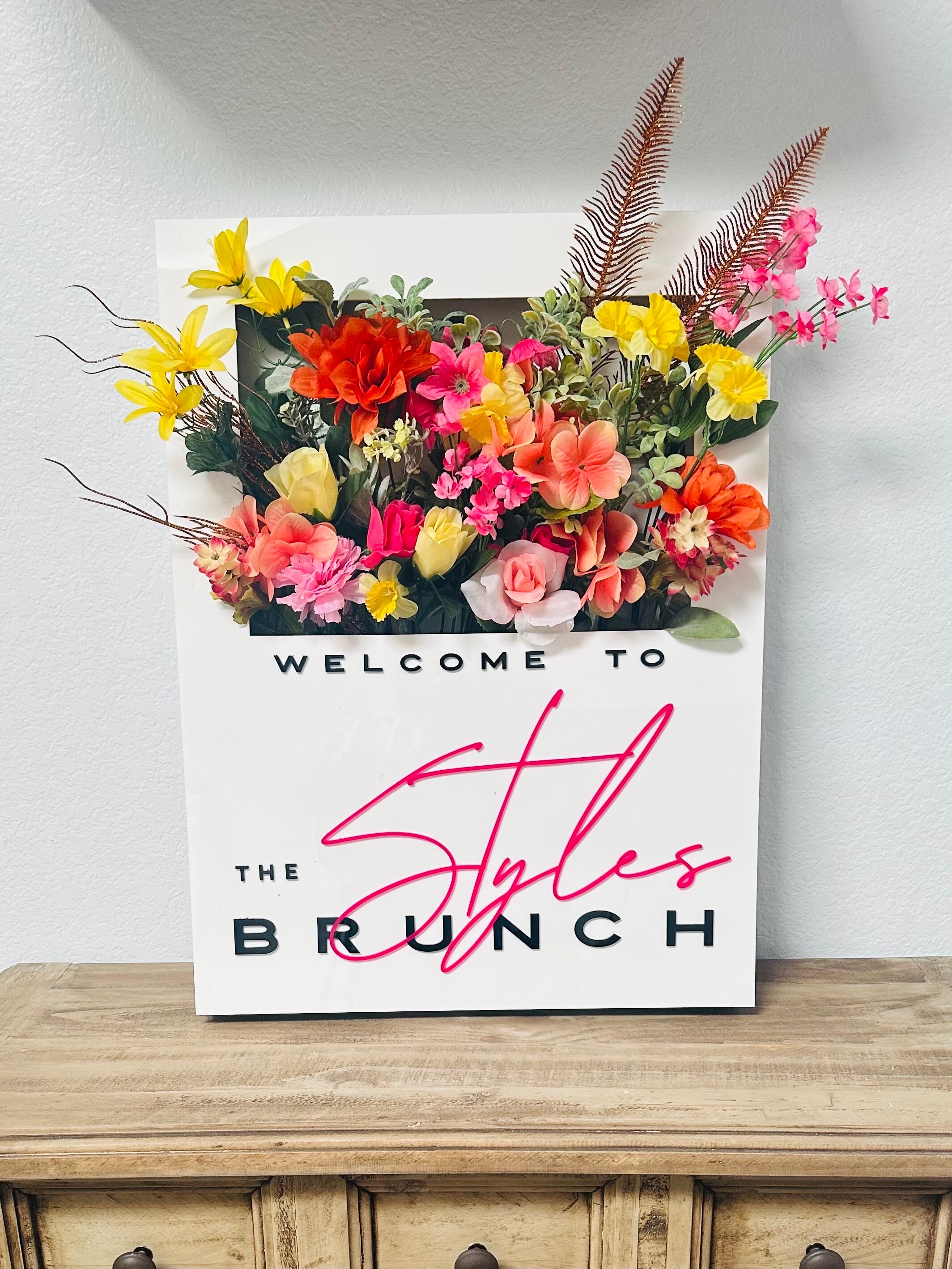 Custom Flower Box / Wedding Flower Box / Christmas Flower Box / Entry ...