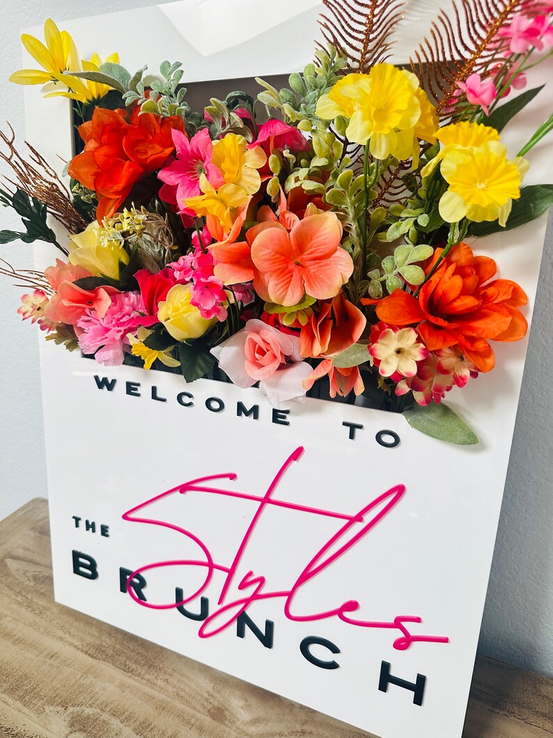 Custom Flower Box / Wedding Flower Box / Christmas Flower Box / Entry ...