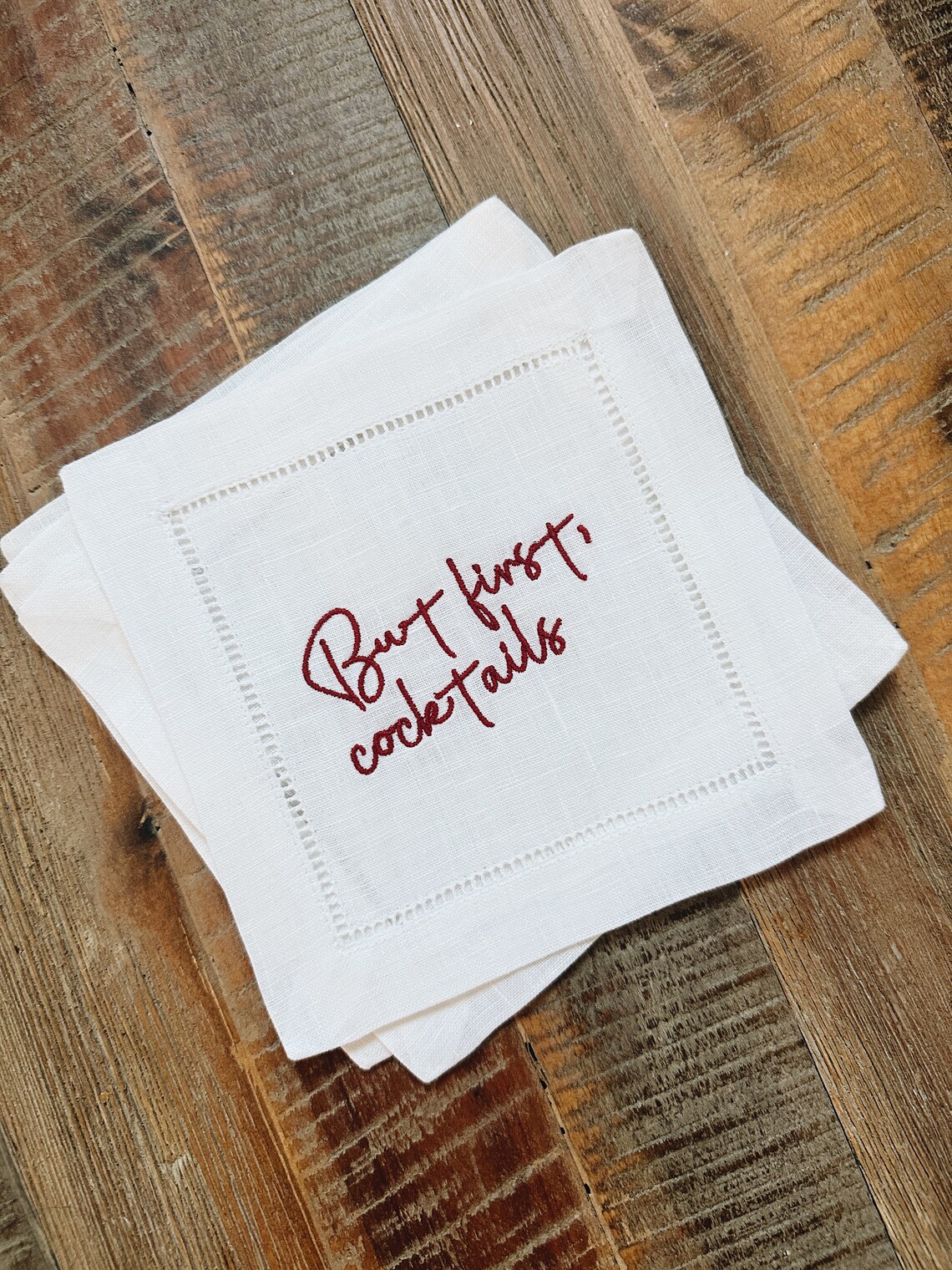 But First Cocktails Napkins - Etsy