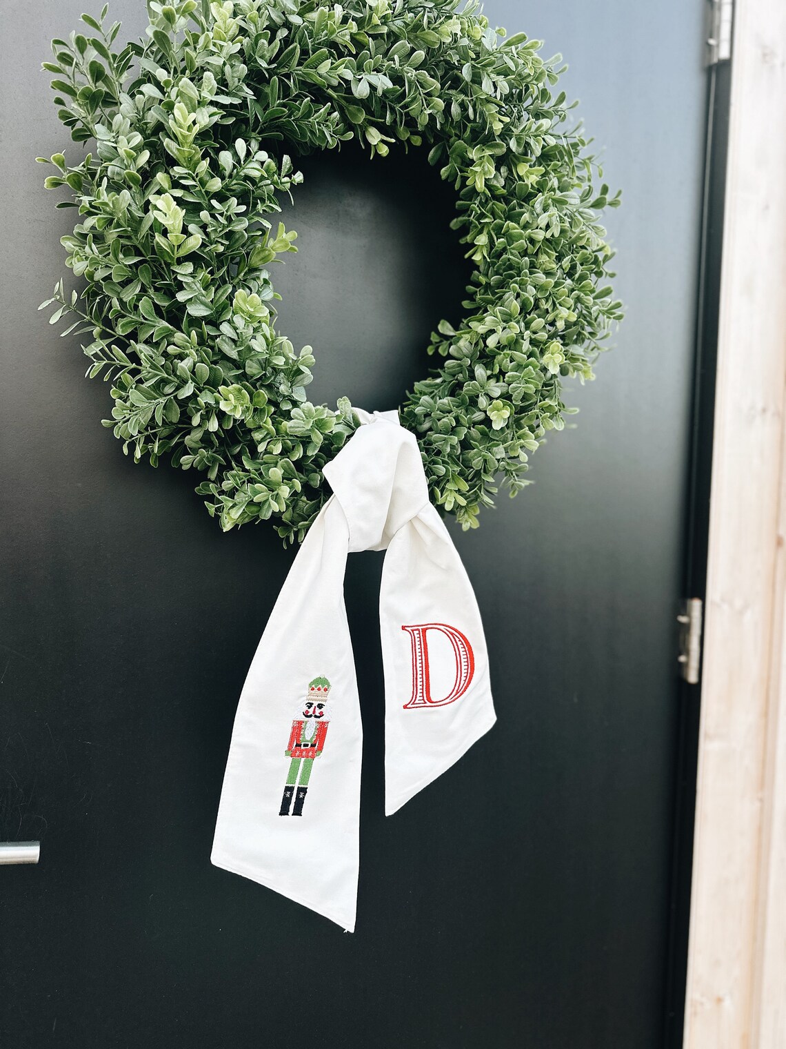 Personalized Nutcracker Wreath Sash - Etsy