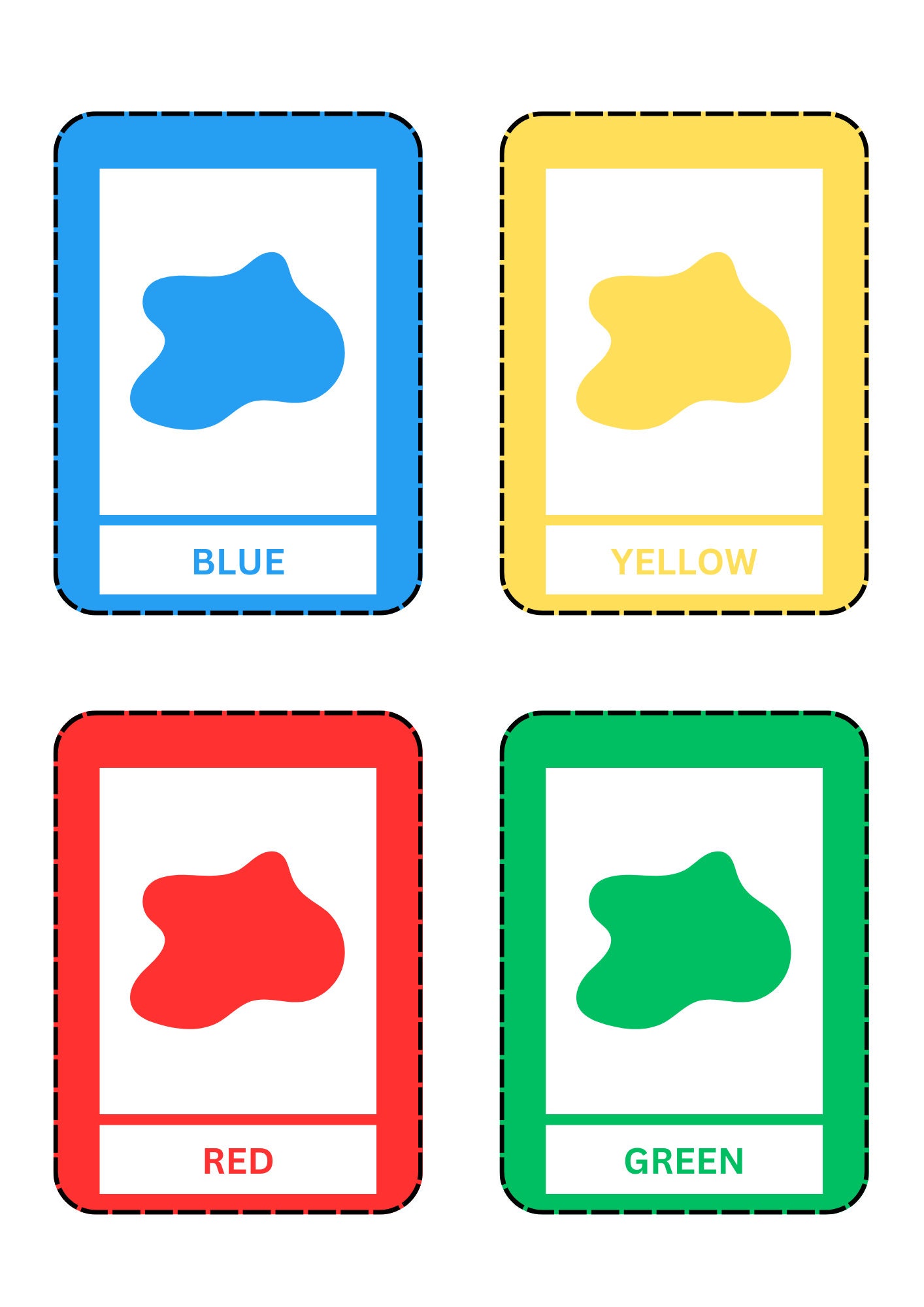 Printable Color Flashcards Color Flashcards Toddler Flashcardsearly ...