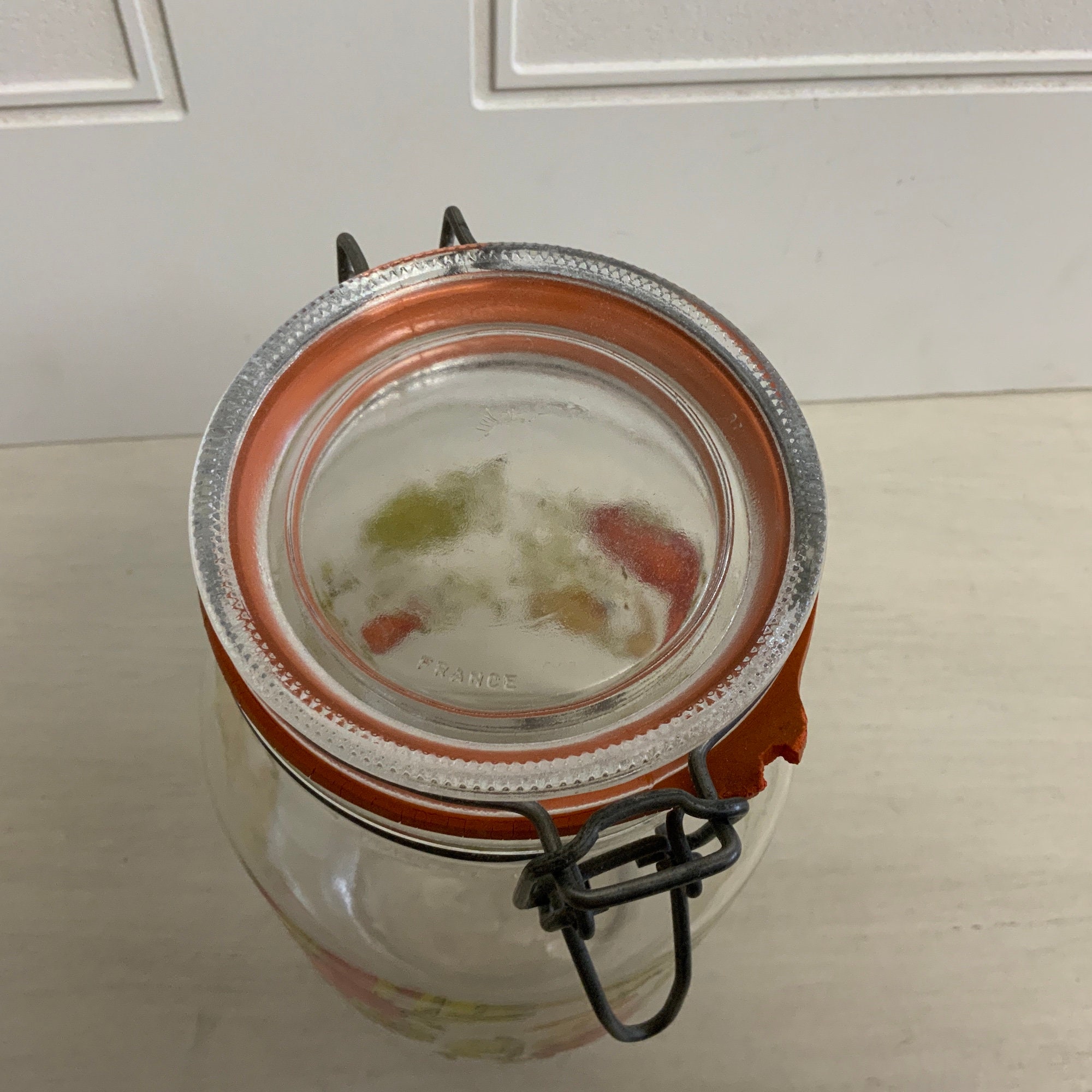 Vintage R. Carman Glass Harvest Container - Etsy