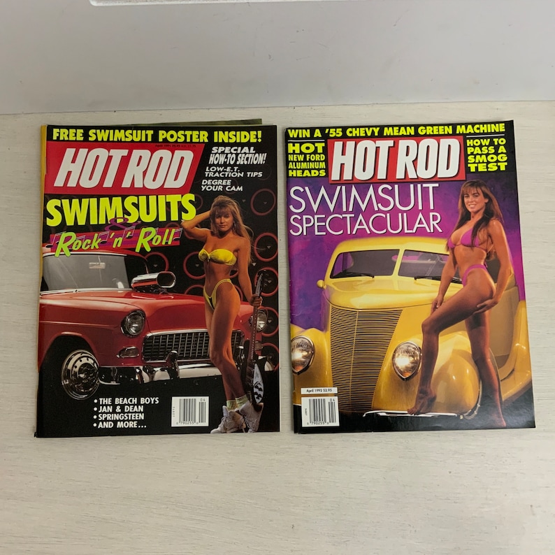 Vintage Hot Rod Swimsuit Magazines - Etsy