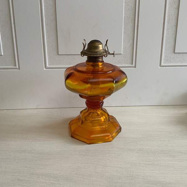 Glass Oil Lamp - Etsy