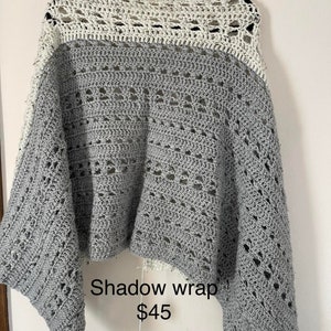 Shadow Rectangle Crochet Wrap - Etsy