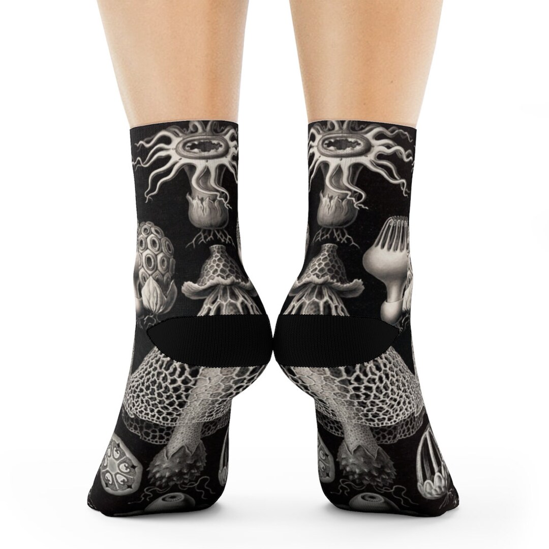 Fungi Pattern Socks - Etsy